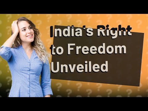 What Does Article 19 of the Indian Constitution Say About Right to Freedom?