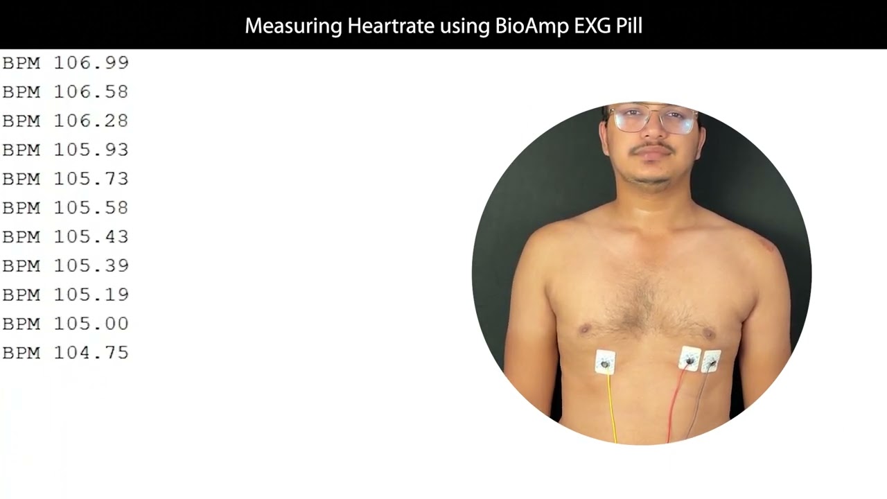 Measuring Heart Rate using BioAmp EXG Pill | ECG | DIY Neuroscience Kit