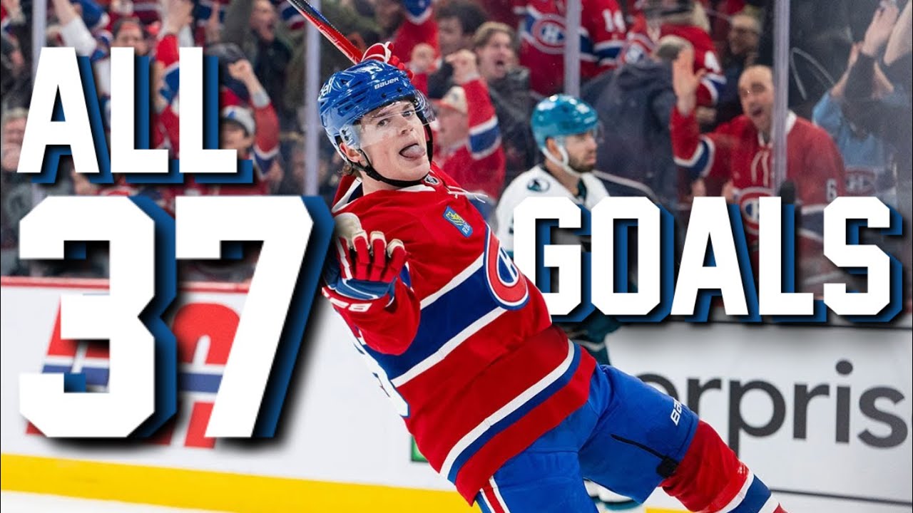 ALL 37 COLE CAUFIELD GOALS OF THE 2024-25 SEASON! 37 BUTS! (HD)