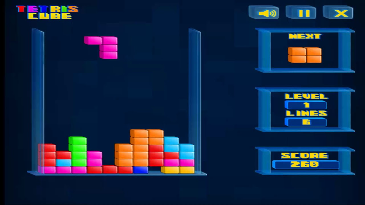 TETRIS CUBE ONLINE FROM GAMES GR