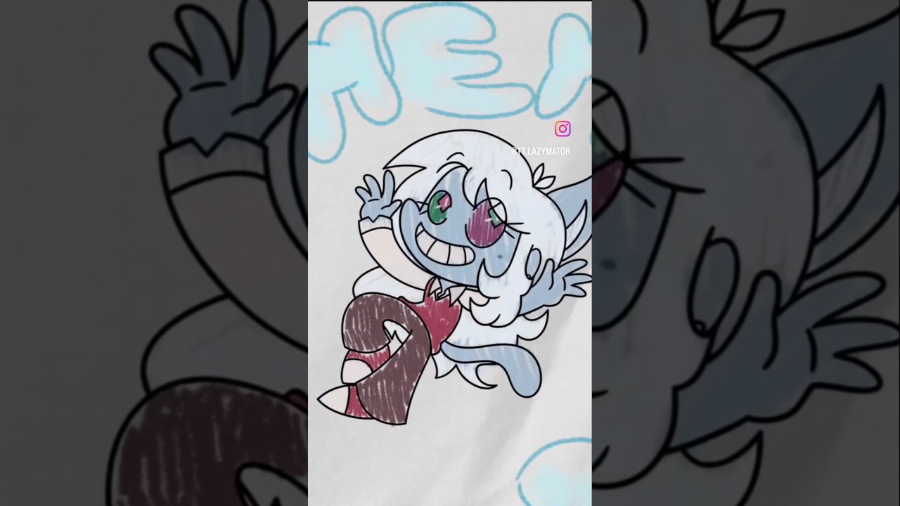 Animation Test with Sophia!!! #animation #test #2danimation #toonboomharmony #oc