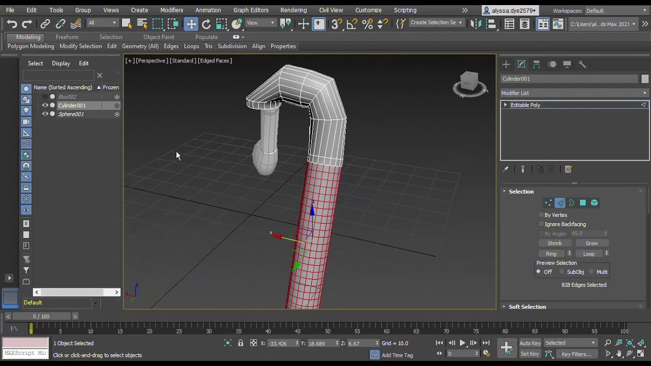 Snake dice redo - 3DS Max