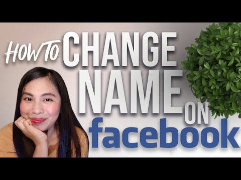 How to Change Your Name on Facebook Mobile App 2020