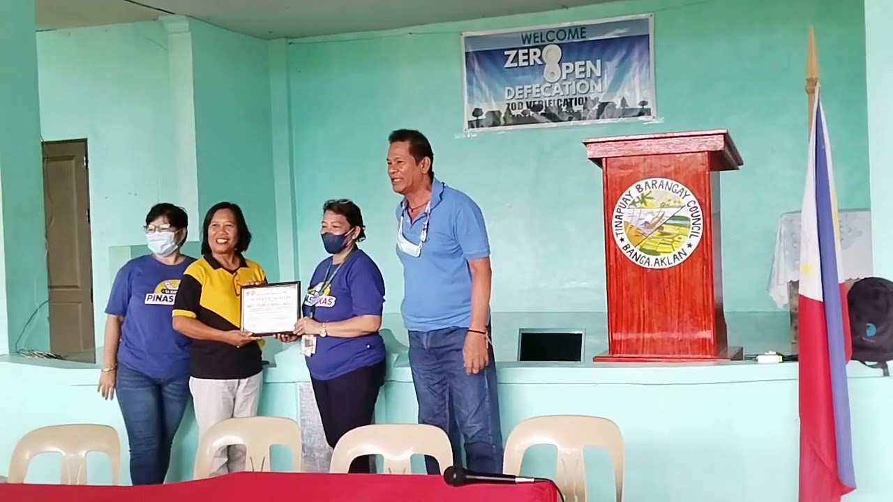 Zero Open Defecation (ZOD)@ Barangay Tinapuay
