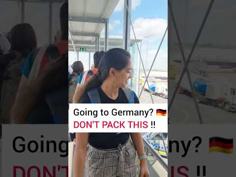 Don't pack this for Germany 🇩🇪