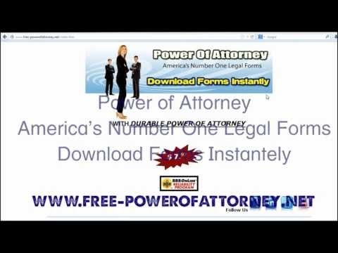 Easy Power of Attorney Forms Download