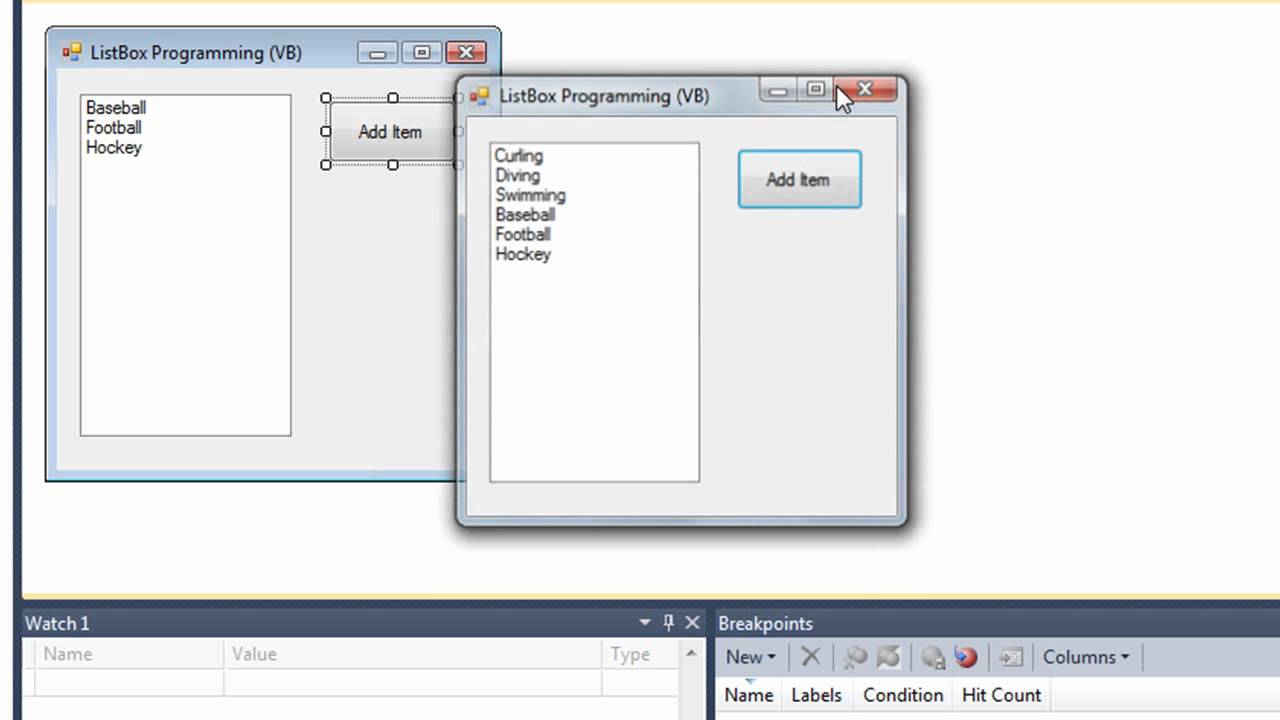 06F Listbox Programming