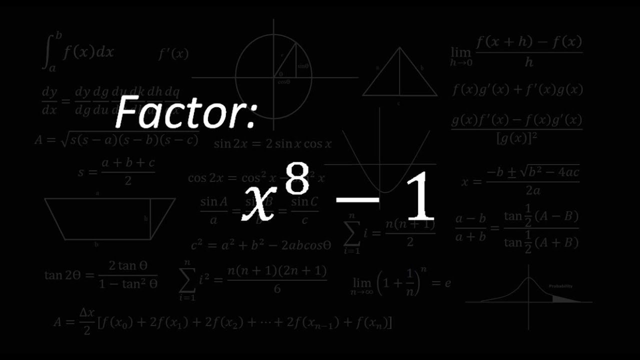 Factor x^8-1