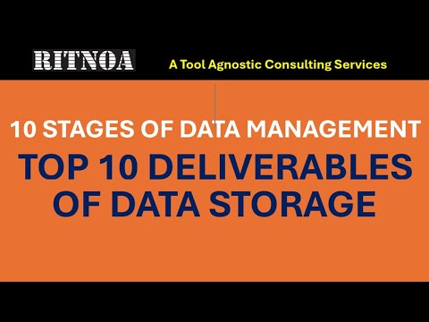 Top 10 Deliverables of Data Storage | RITNOA Consulting