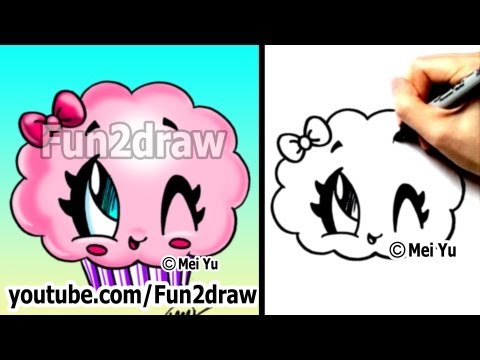 Fun2draw Cupcake | *Fun2draw Stars* by The Funny Drawers