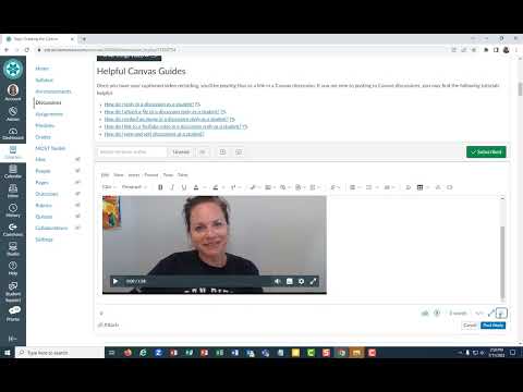 Canvas Studio: Add Canvas Studio vid to a Canvas Discussion (or anywhere w/ the Rich Content Editor)