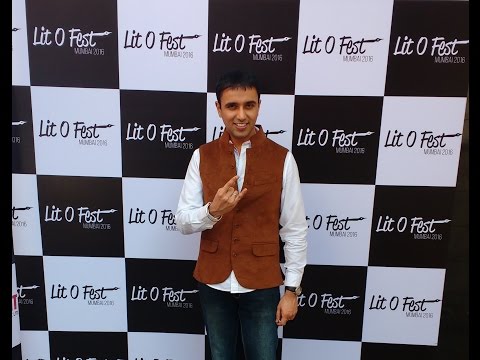 Dr. Vineet Aggarwal at LitOFest Mumbai 2016