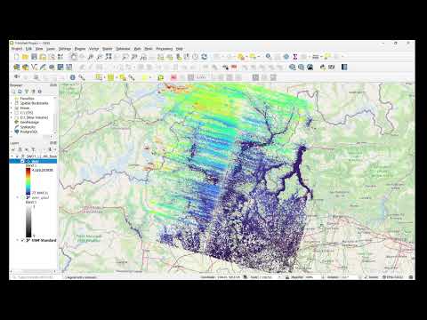 NetCDF file in QGIS and export
