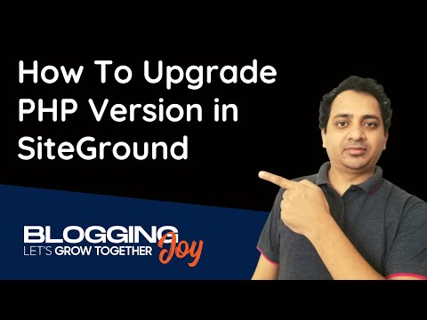 How to Update PHP Version in SiteGround | Latest PHP 7.4