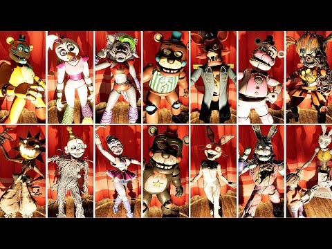 FNAF Help Wanted 2 - All Character Models Showcase (Animatronics Gallery)
