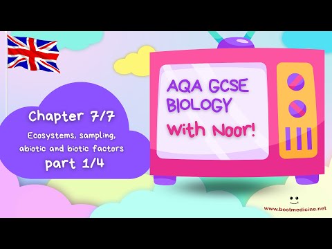 AQA GCSE Biology for the UK - Chapter 7/7 Ecology: Ecosystem, biotic, abiotic, sampling - Part 1/4