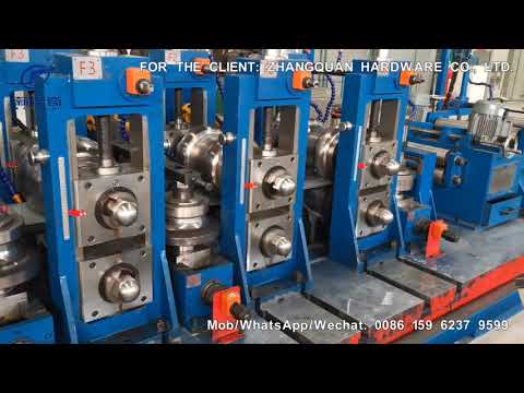 Automobile tube mill, pipe mill, ERW tube mill, High strength steel pipe making machine
