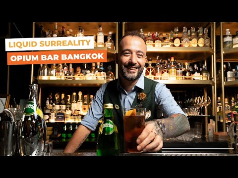 Learn all about liquid surreality with the mixologist team at Opium Cocktail Bar Bangkok