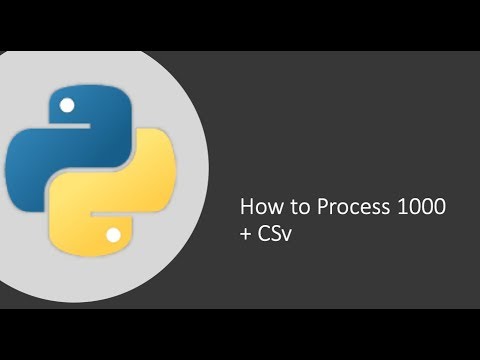 How to Process 1000 + CSV with Pandas | Convert DF to Object and Store on Stack Method