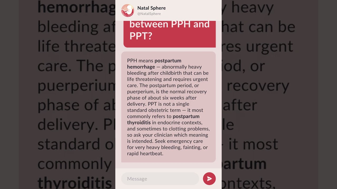 What is the difference between PPH and PPT?