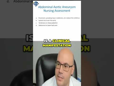 Recognizing Abdominal Aortic Aneurysm Pain Symptoms