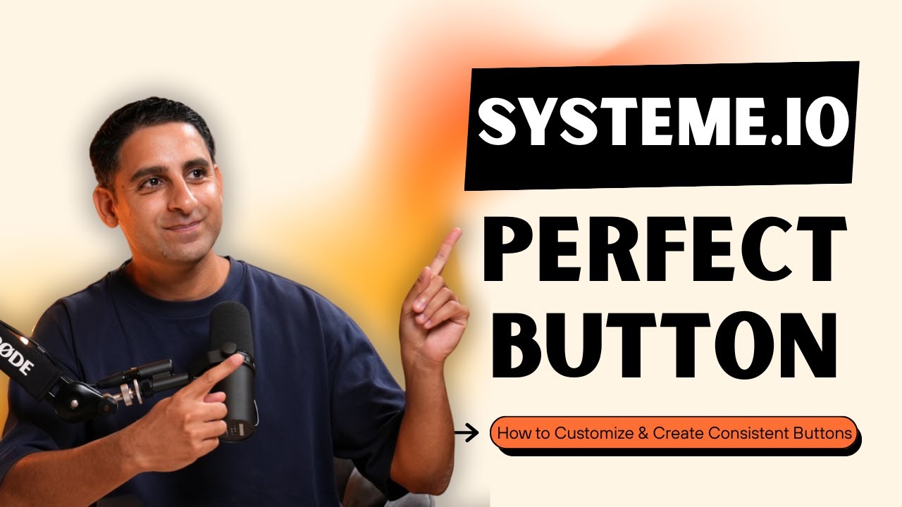 Systeme.io Button Element Tutorial | How to Customize & Create Consistent Buttons
