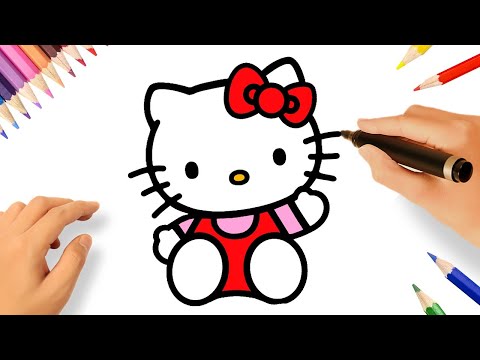 HOW TO DRAW HELLO KITTY ππΊ