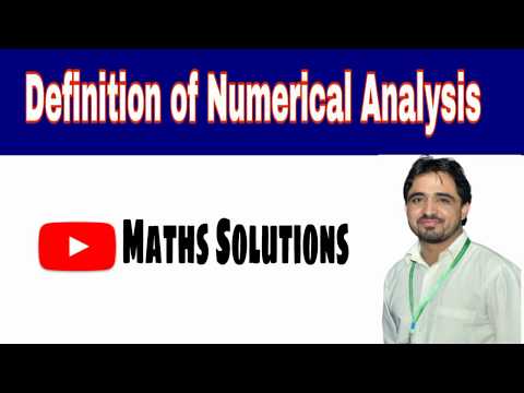 Definition of Numerical Analysis