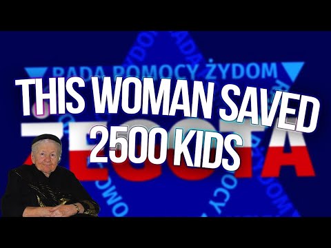 this woman saved 2500 kids in WW2