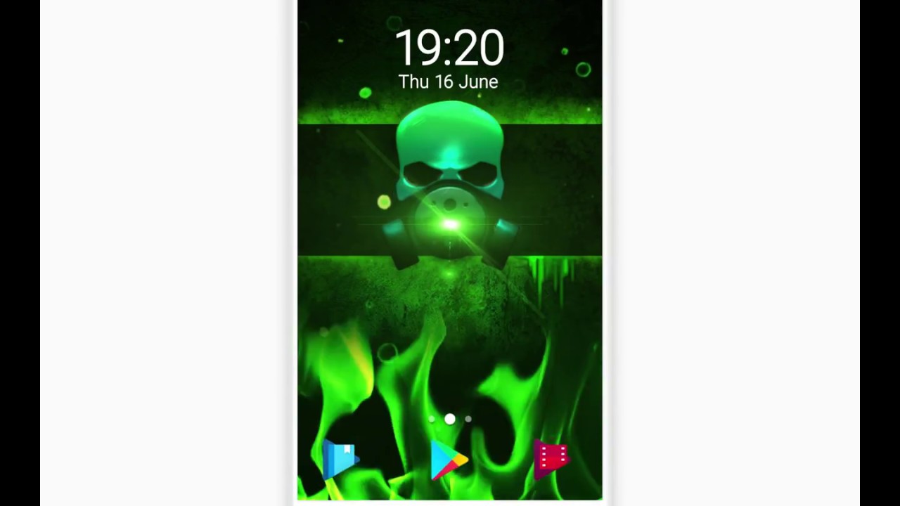 Toxic Flames Live Wallpaper