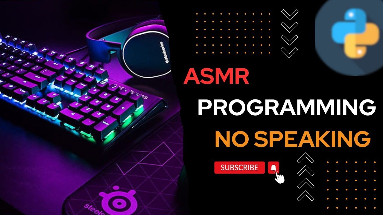 Python Programming ASMR | Relaxing Code without Words | No Talking