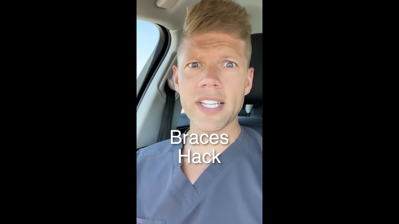 BRACES HACK!! How To Put Rubber Bands On Braces 😬