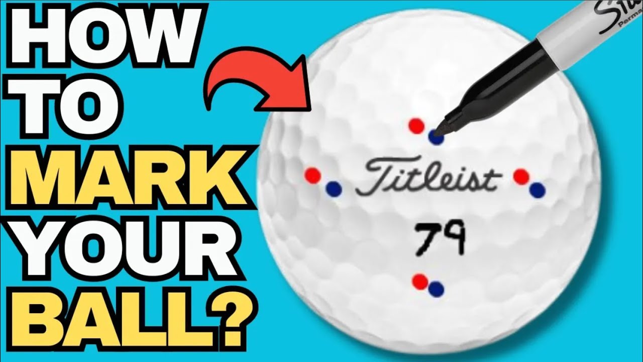 How to mark your golf ball (with a sharpie)