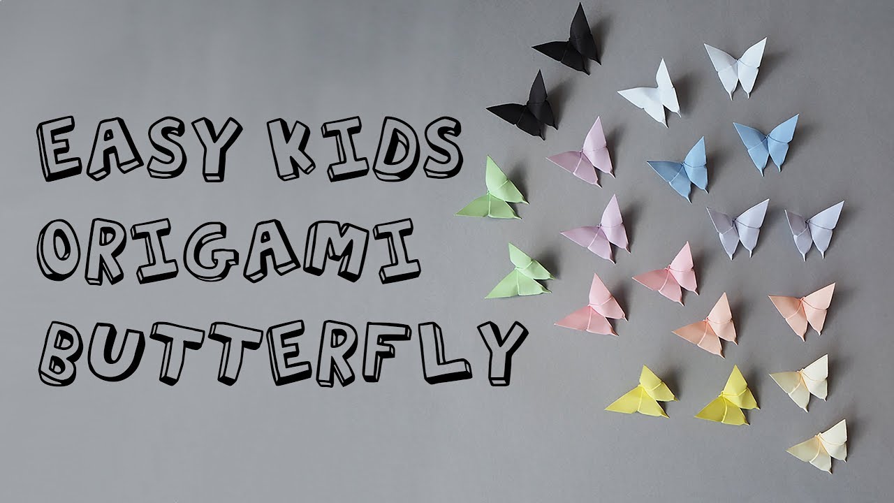 Easy Quick Fast Origami Butterfly Tutorial - Akira Yoshizawa