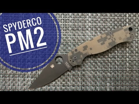 Spyderco PM2 (Paramilitary) S30V Knife Review