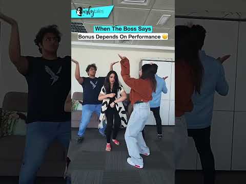 Best Way To Get Office Bonus 😂 | Curly Tales Middle East #funnyshorts #dubai