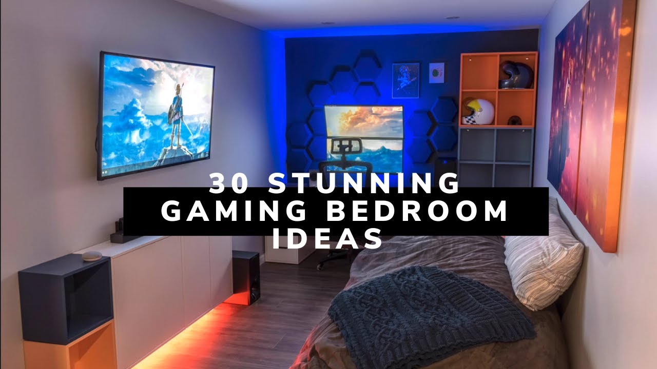 30 Stunning Gaming Bedroom Ideas