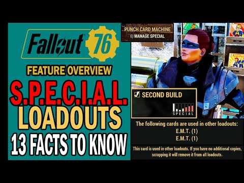 SPECIAL Loadouts 🔀 : 13 Facts to Know! (Update 26) | Feature Overview | Fallout 76