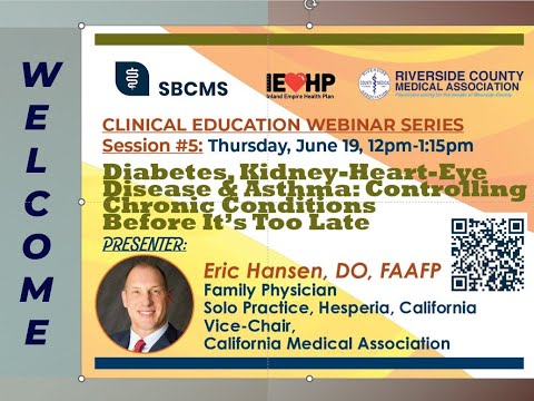 2025/26 CME Clinical Education Series: Diabetes, Kidney-Heart-Eye Disease & Asthma