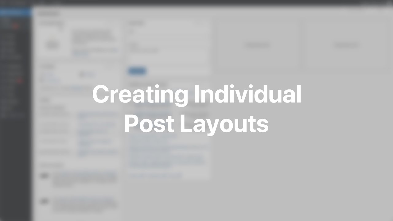 Creating Individual Post Layouts | YOOtheme Documentation (WordPress)