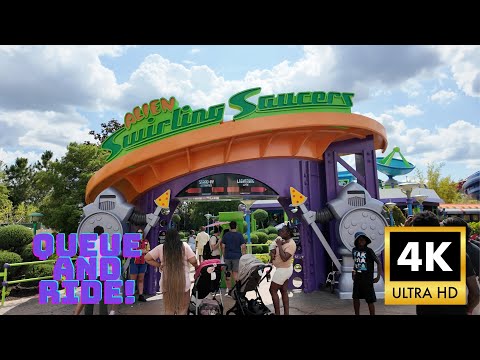 Alien Swirling Saucers at Disney’s Hollywood Studios | 4K Ride Experience 🚀