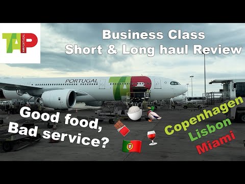 Is TAP Air Portugal actually good? | Business Class Review | Copenhagen - Lisbon - Miami | A330neo