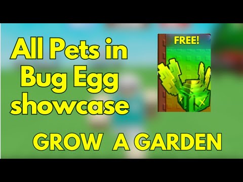ALL PETS In BUG EGG in Grow a Garden! Roblox