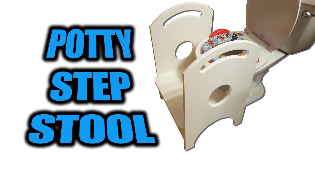 DIY Potty Step Stool - Free Plans!