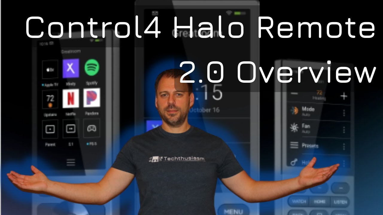 The Best Remote Control? | Control4 Halo Remote Control 2.0 Update Deep Dive