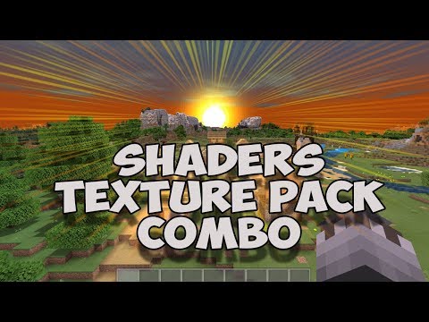 *NEW* Minecraft Bedrock Edition - Shaders and Texture Pack Combo!