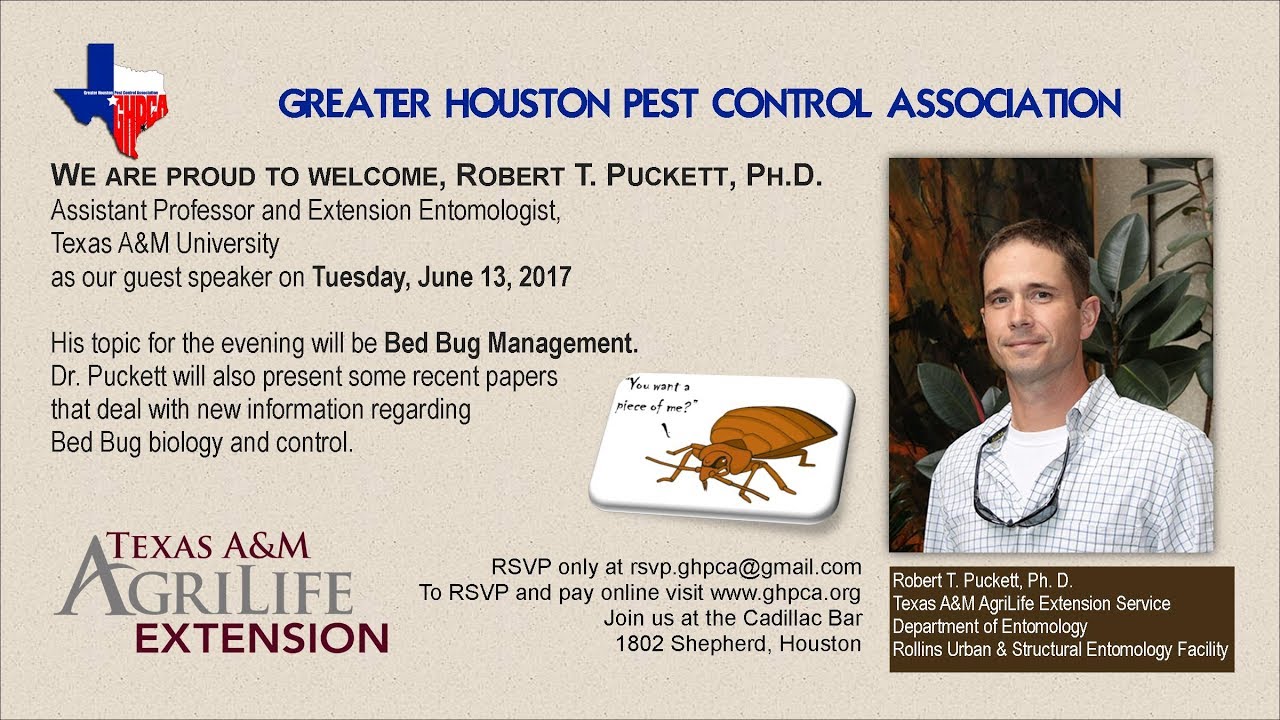 GHPCA June 2017   Robert Puckett, TAMU