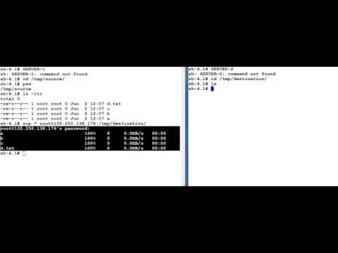 File Transfer From Linux To Linux using SCP Command