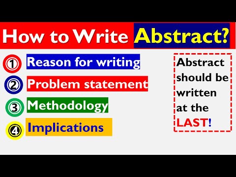 Abstract of a Research Proposal?