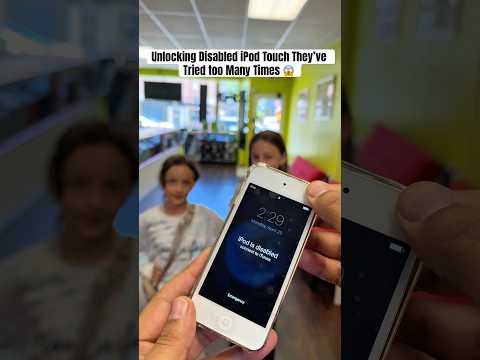 She Couldn’t Remember Her PASSCODE and iPod was DISABLED 😱 #shorts #moneytalkswireless #disabled